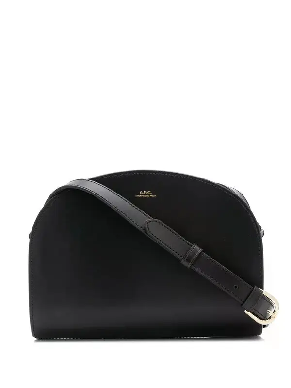 A.p.c. Demi-lune Crossbody Bag - Black