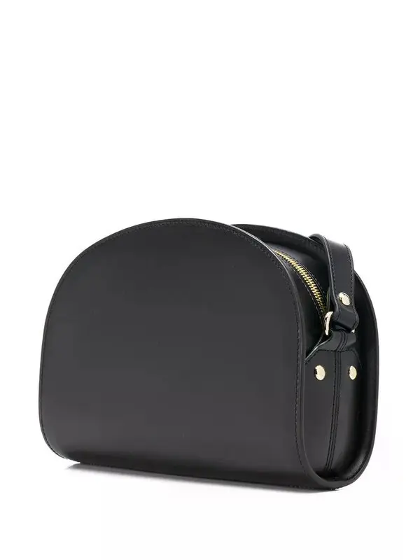 A.p.c. Demi-lune Crossbody Bag - Black
