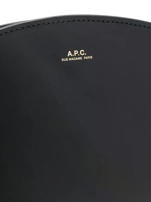 A.p.c. Demi-lune Crossbody Bag - Black
