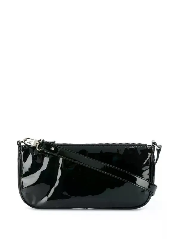 By Far Patent Leather Shoulder Bag - Black