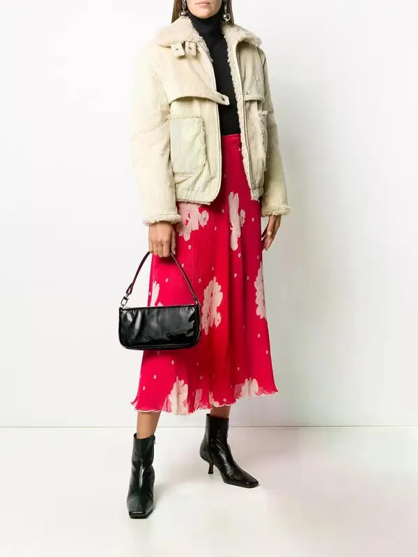 By Far Patent Leather Shoulder Bag - Black