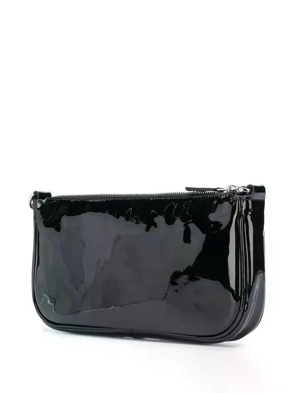 By Far Patent Leather Shoulder Bag - Black