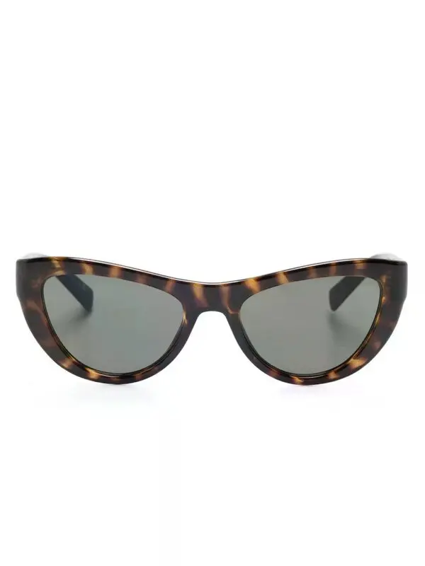 Saint Laurent Sl676 Cat-eye Sunglasses - Brown