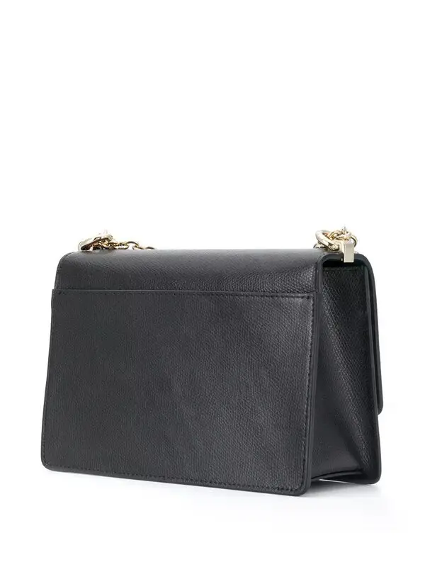 Furla Bakare Flip Lock Shoulder Bag - Black
