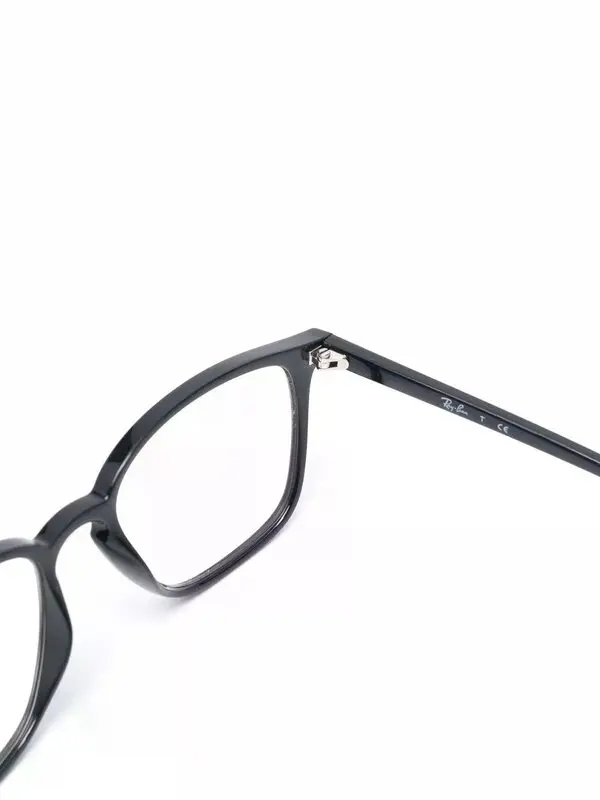 Ray-ban Square-frame Glasses - Black