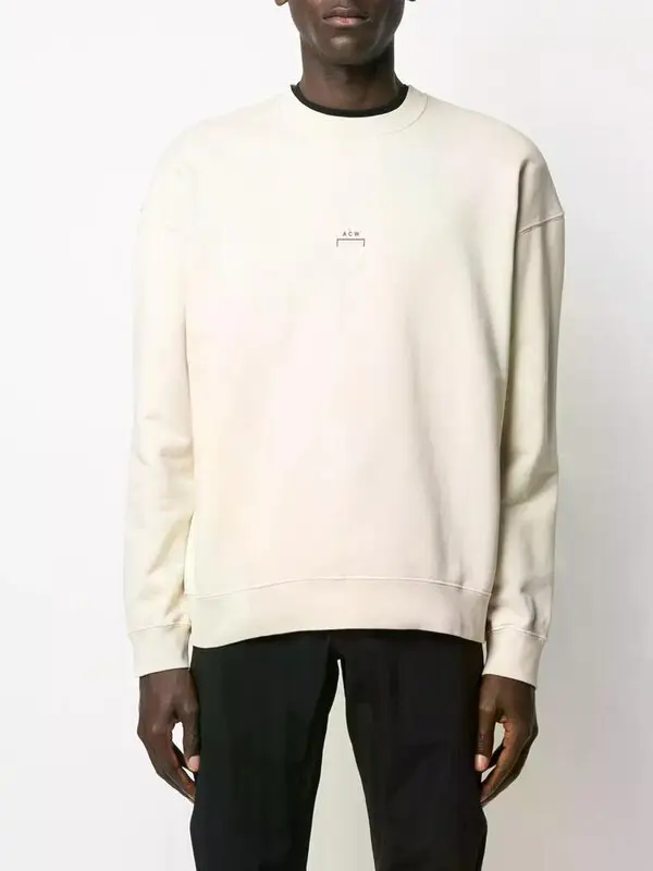 A-COLD-WALL* Crew Neck Logo Printed Sweatshirt