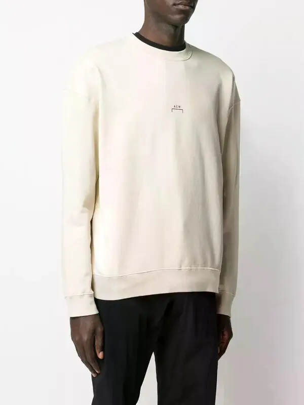 A-COLD-WALL* Crew Neck Logo Printed Sweatshirt