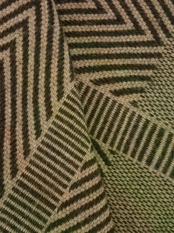Voz Striped Chevron Shawl Scarf