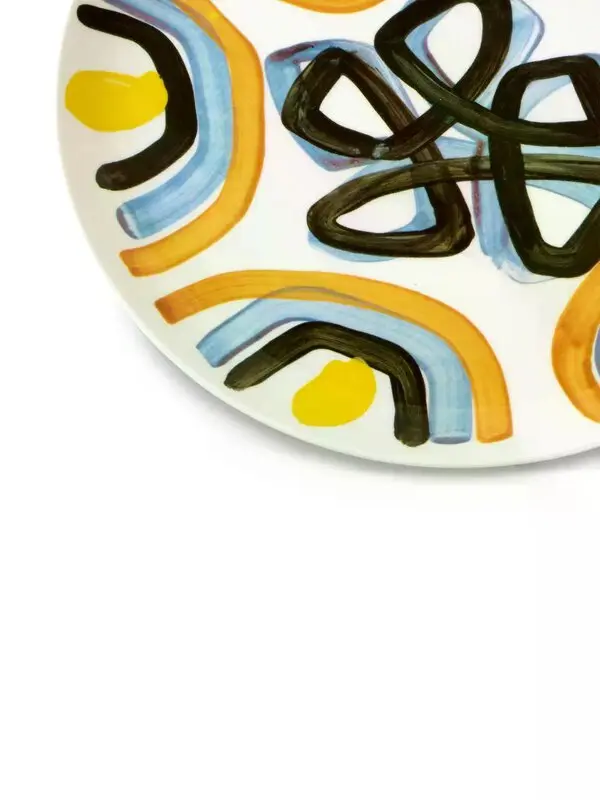 1882 LTD Yellow Flower Dinner Plate