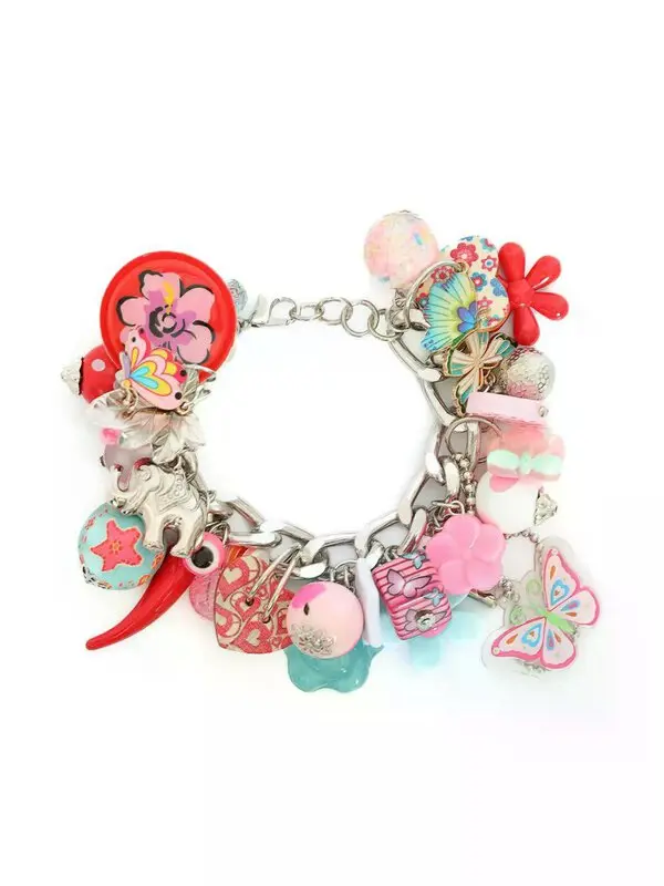 AMIR SLAMA Chain-link Charm Bracelet - Silver