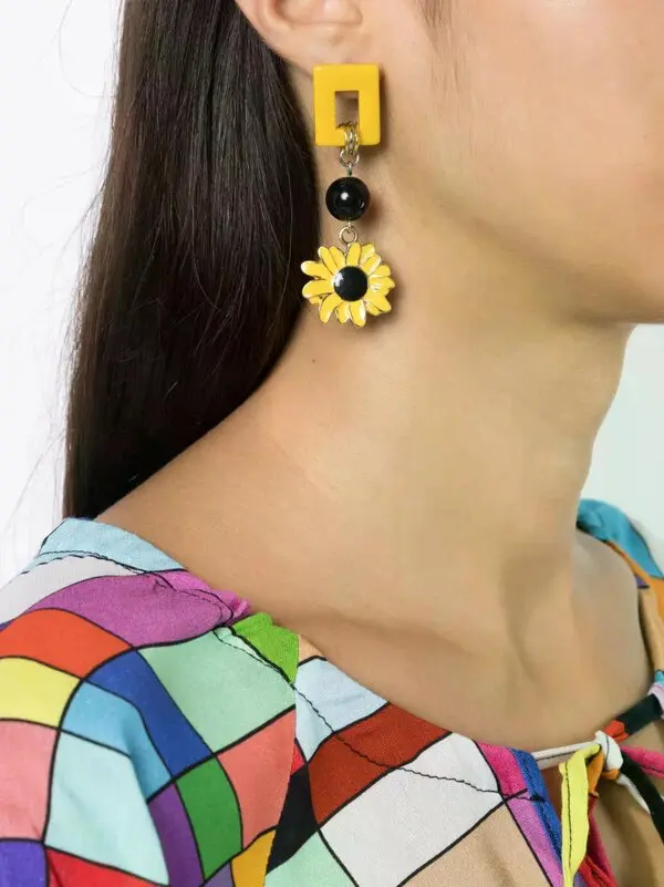 AMIR SLAMA Asymmetric Drop Earrings