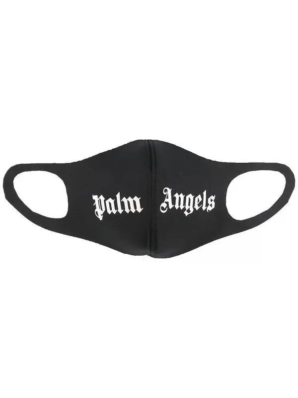 Palm Angels Logo Print Face Mask