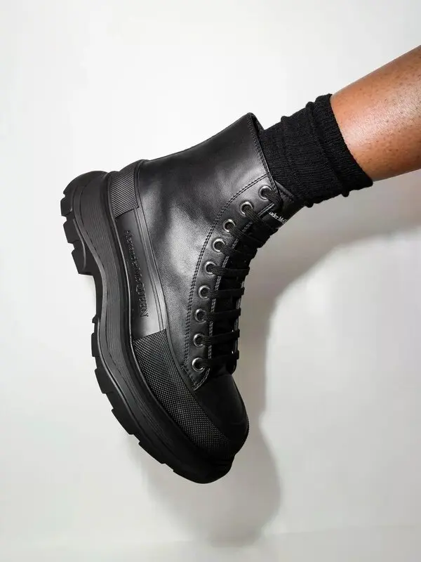 Alexander McQueen Chunky-sole Ankle Boots