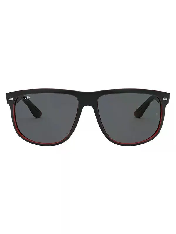 Ray-ban Boyfriend Square-frame Sunglasses - Black