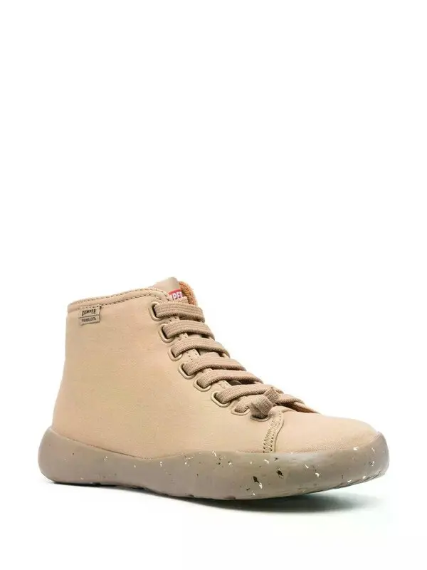 Camper Side Zip-fastening High-top Sneakers