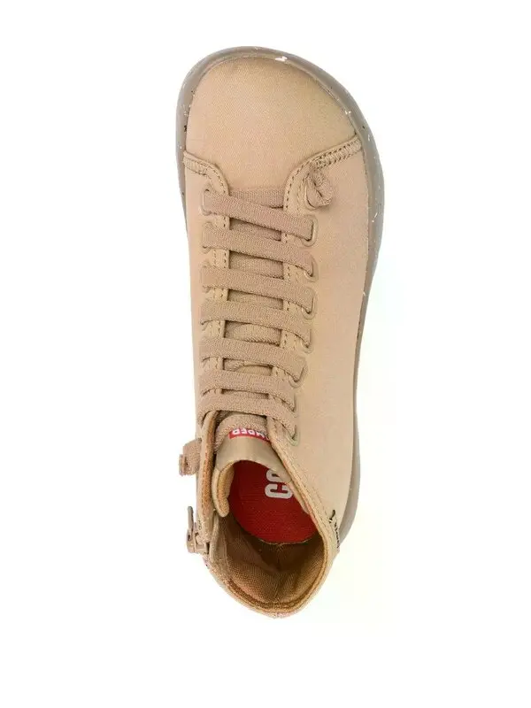 Camper Side Zip-fastening High-top Sneakers