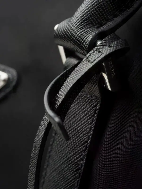 Prada Re-nylon And Saffiano Leather Duffle Bag