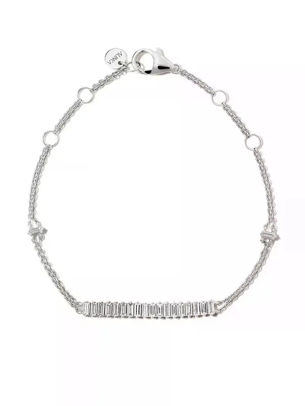 ALINKA 18kt White Gold Aurora Diamond Bracelet - Silver