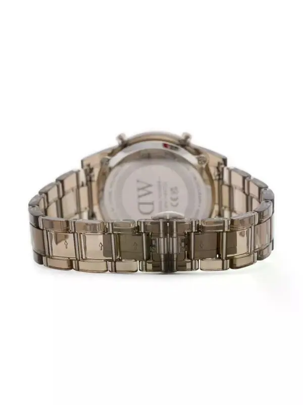DANIEL WELLINGTON Chronograph Watch With Stainless Steel Case And Link Bracelet