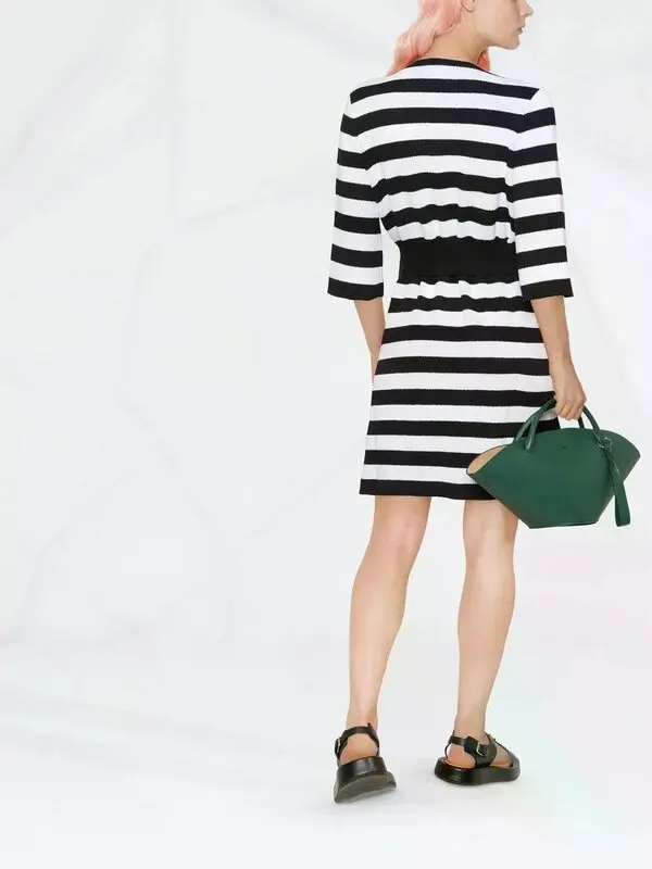 FERRAGAMO Double-breasted Striped Cardigan