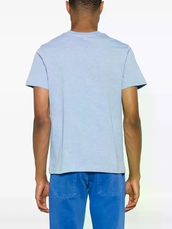 A.p.c. Flocked-logo Cotton T-shirt