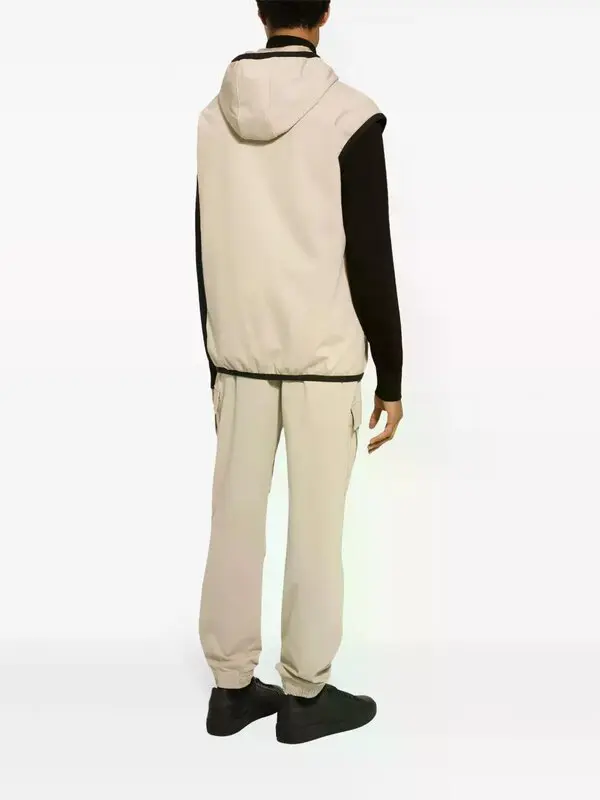 Dolce & Gabbana Logo-patch Drawstring Track Pants - Neutrals