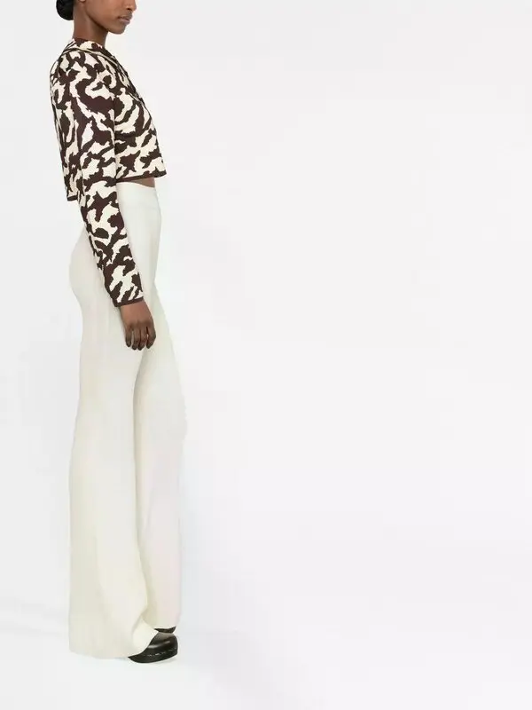 Nanushka Cropped Animal Print Jacket