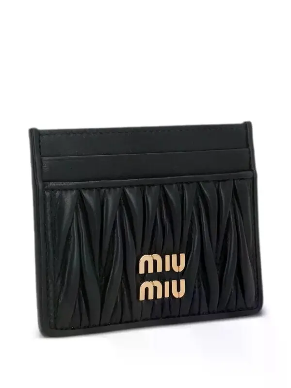 Miu Miu Logo-plaque Wallet