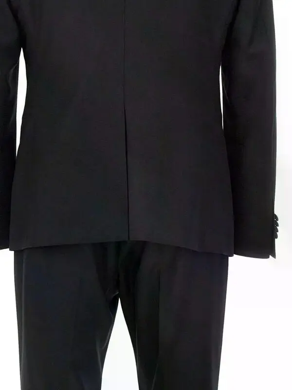 Corneliani Satin-trim Three-piece Suit - Black