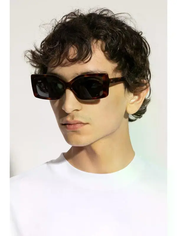 Jacquemus X Linda Farrow D-frame Sunglasses - Brown