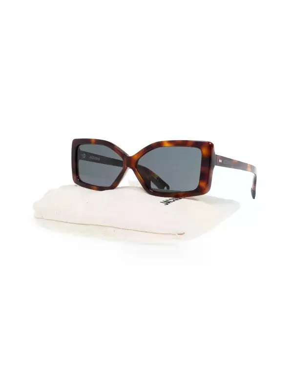 Jacquemus X Linda Farrow D-frame Sunglasses - Brown