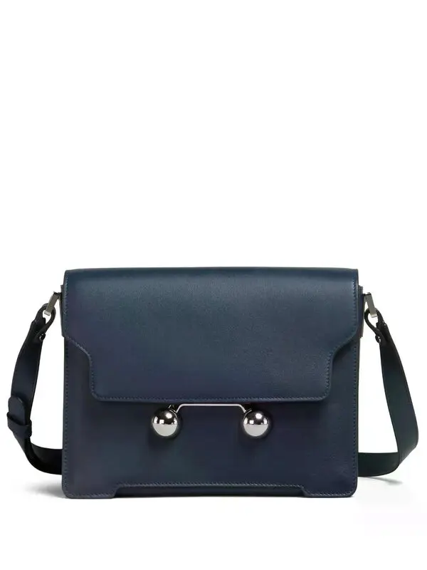 Marni Leather Shoulder Bag - Blue