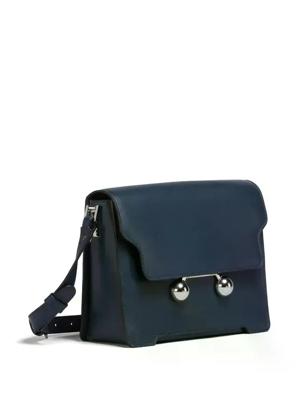 Marni Leather Shoulder Bag - Blue