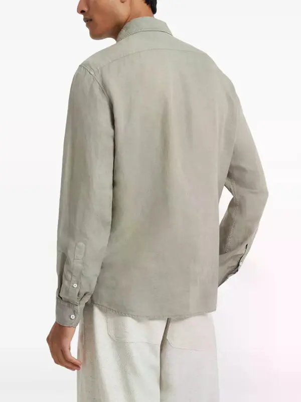 Brunello Cucinelli Spread-collar Long-sleeve Shirt