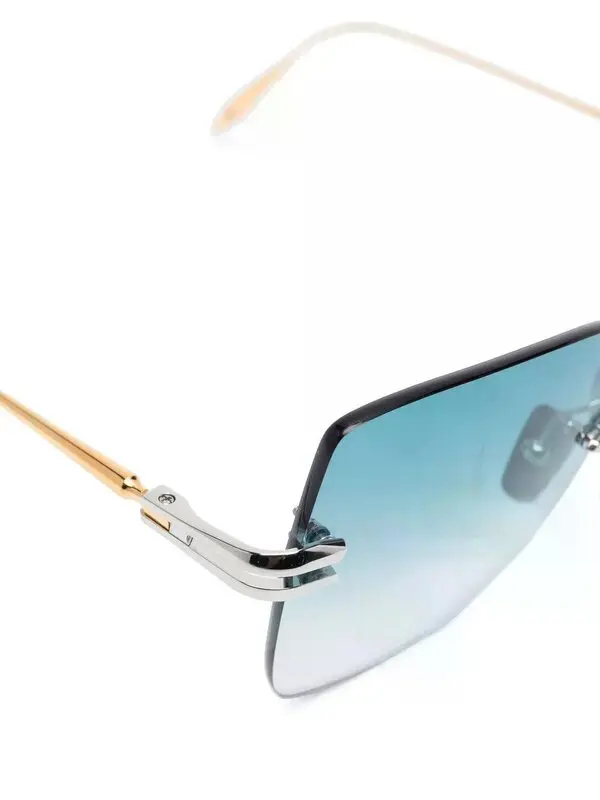 Dita Butterfly-frame Sunglasses - Gold