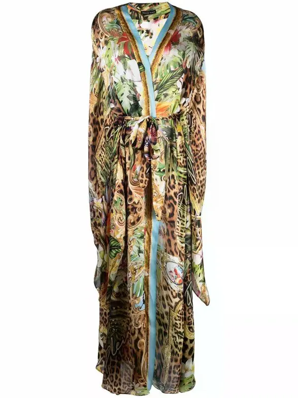 Philipp Plein Leopard-print Kaftan