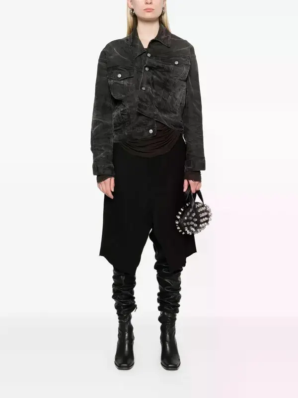 Rick Owens Slivered Midi Skirt
