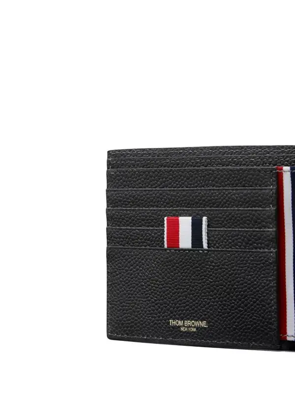 Thom Browne Grained Bi-fold Wallet - Black