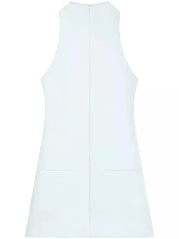COURREGES Sleeveless Twill A-line Dress