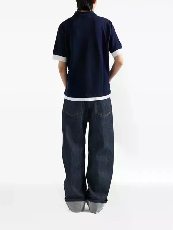 Prada Triangle Logo Polo Shirt
