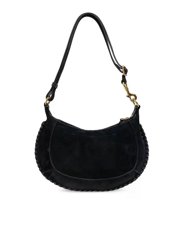 Isabel Marant Étoile Oskan Moon Suede Shoulder Bag - Black