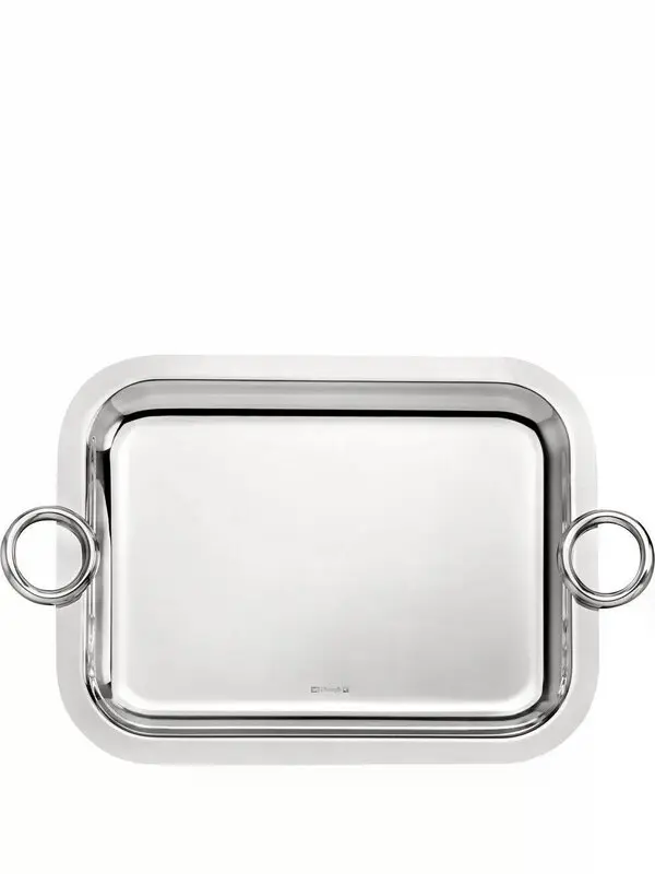 Christofle Vertigo Rectangular Tray - Silver