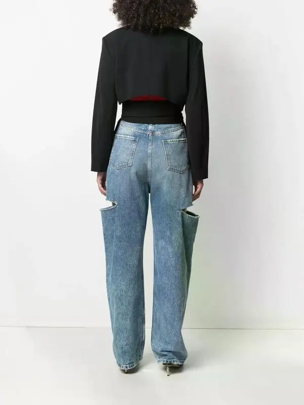 AMBUSH Asymmetric Hem Belted Blazer