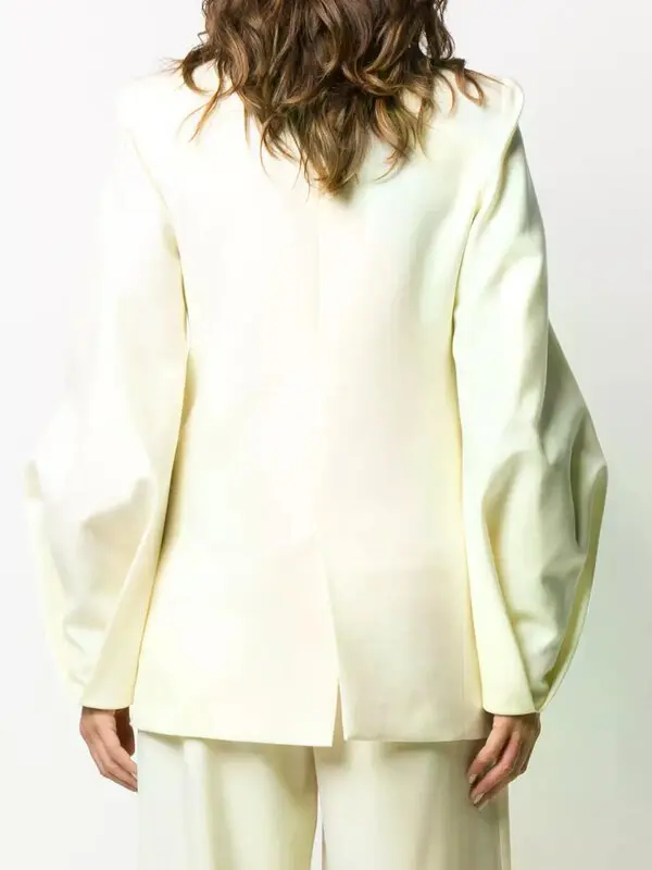 Wandering Balloon-sleeve Virgin Wool Blazer