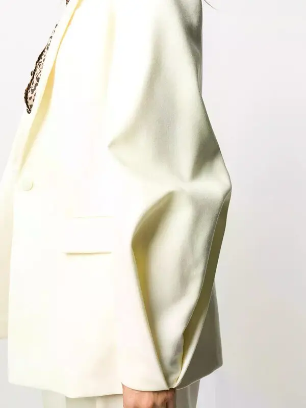 Wandering Balloon-sleeve Virgin Wool Blazer