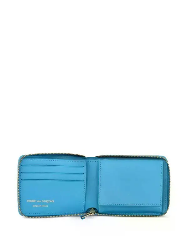 Comme Des Garçons Small Leather Wallet - Blue
