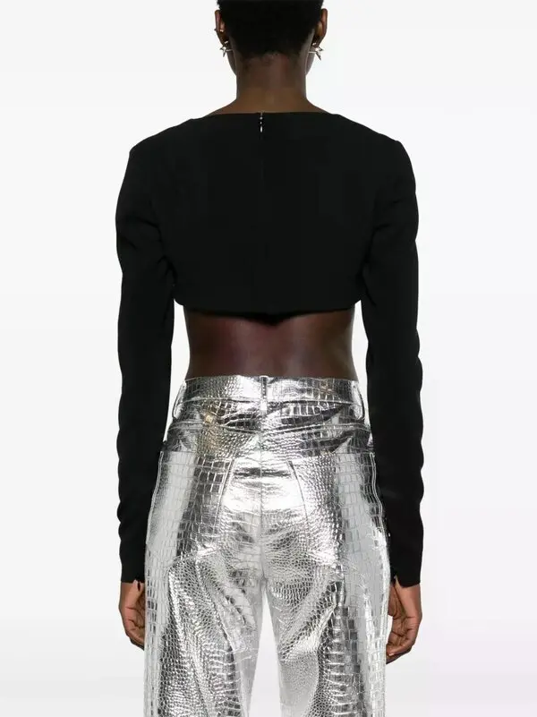 Dsquared2 Long-sleeved Cropped Top