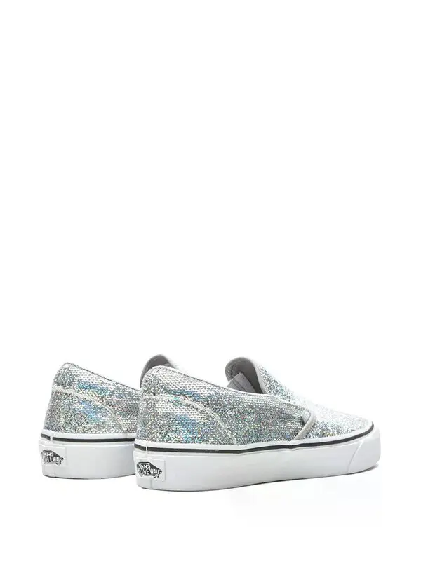 VANS Classic Slip-on Micro Sequins Sneakers - Silver
