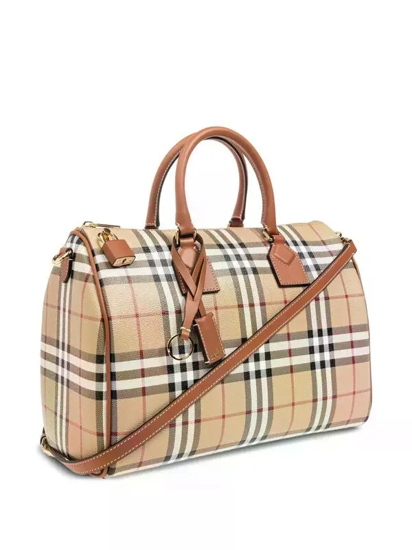 Burberry Check Satchel Bag