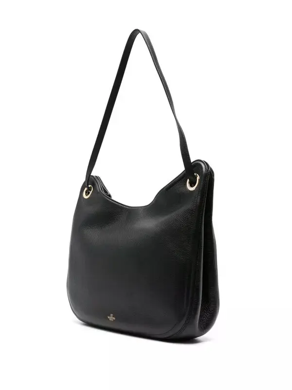 Valentino Garavani Vlogo Signature Chain-link Shoulder Bag - Black